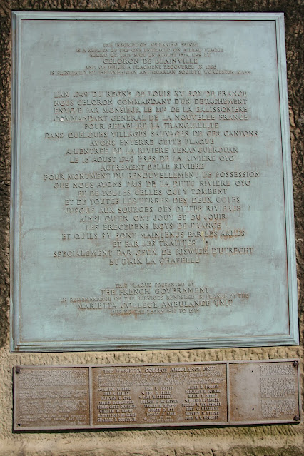 French Historical Plaque and Celoron Lead Plate – Marietta Museums